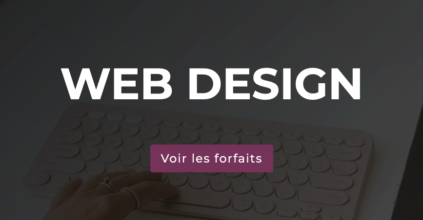 Web Design - Nos forfaits